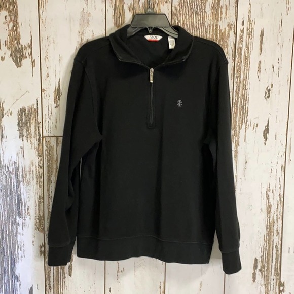 Izod | Jackets & Coats | Mens Black Izod Perform Athletic Jacket ...